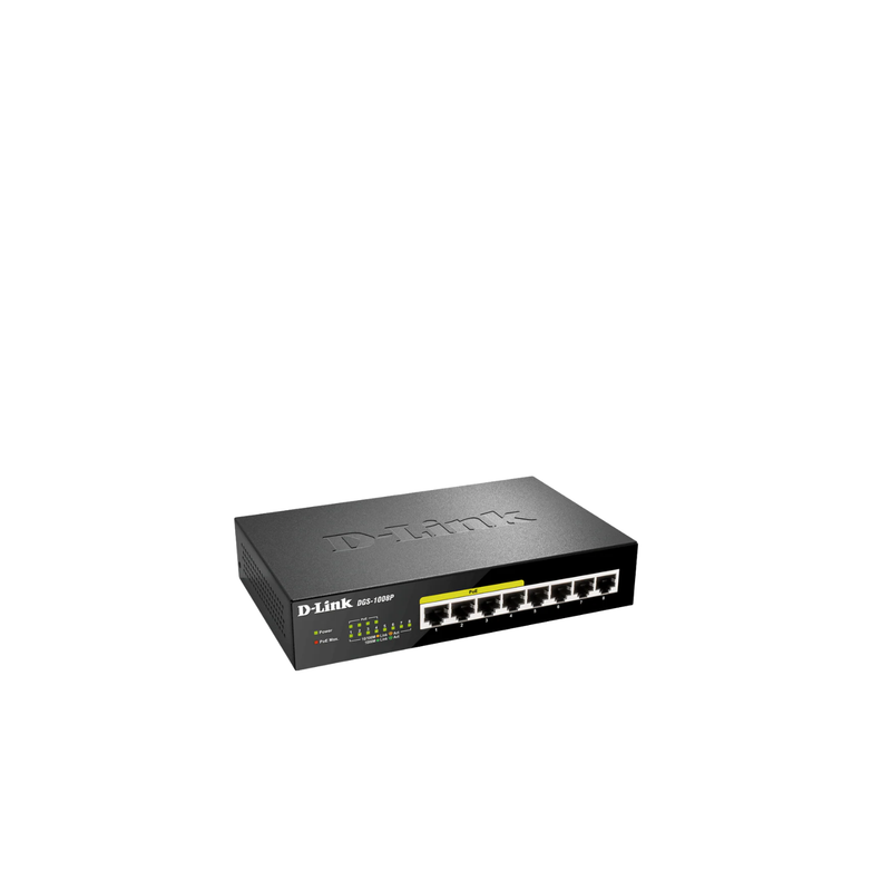 D-Link DGS-1008P | 8-Port Desktop Switch with 4 PoE Ports – D-Link ...