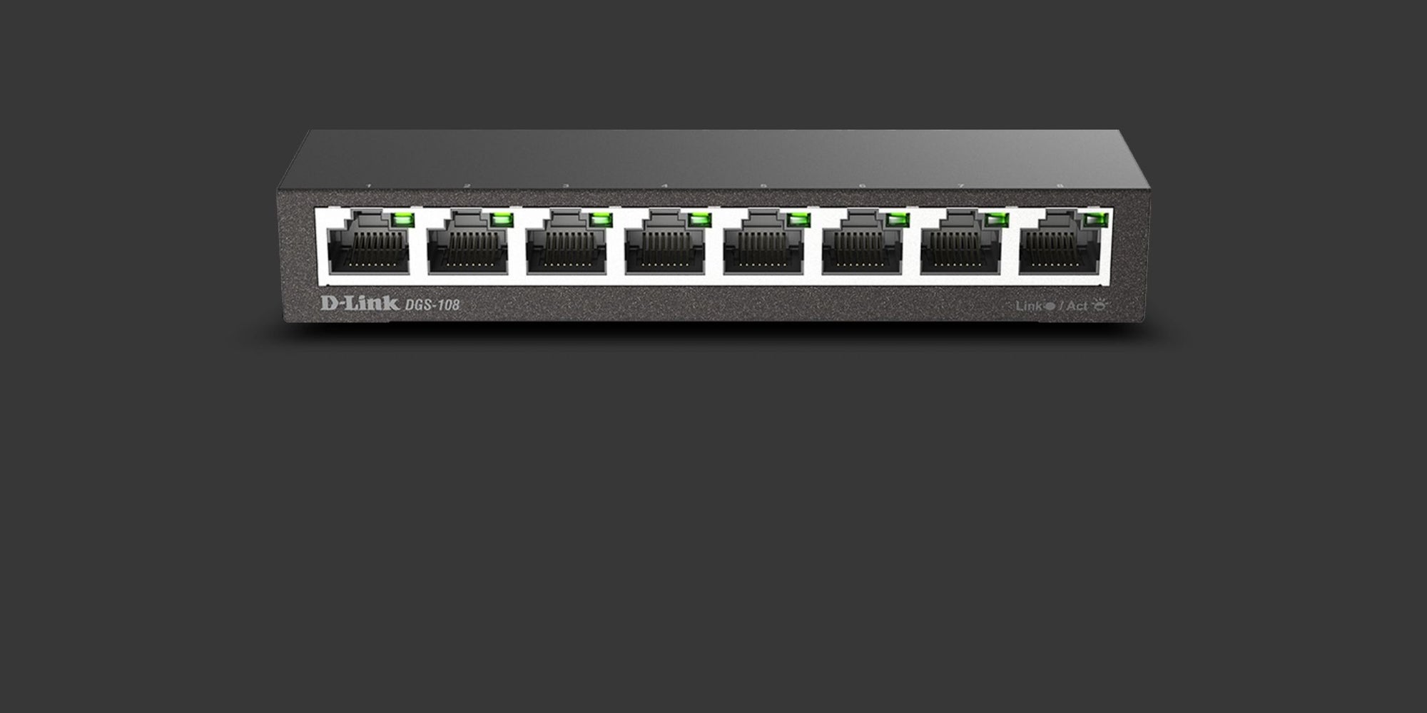 D-Link DGS-108 | 8-Port Gigabit Unmanaged Desktop Switch – D-Link ...